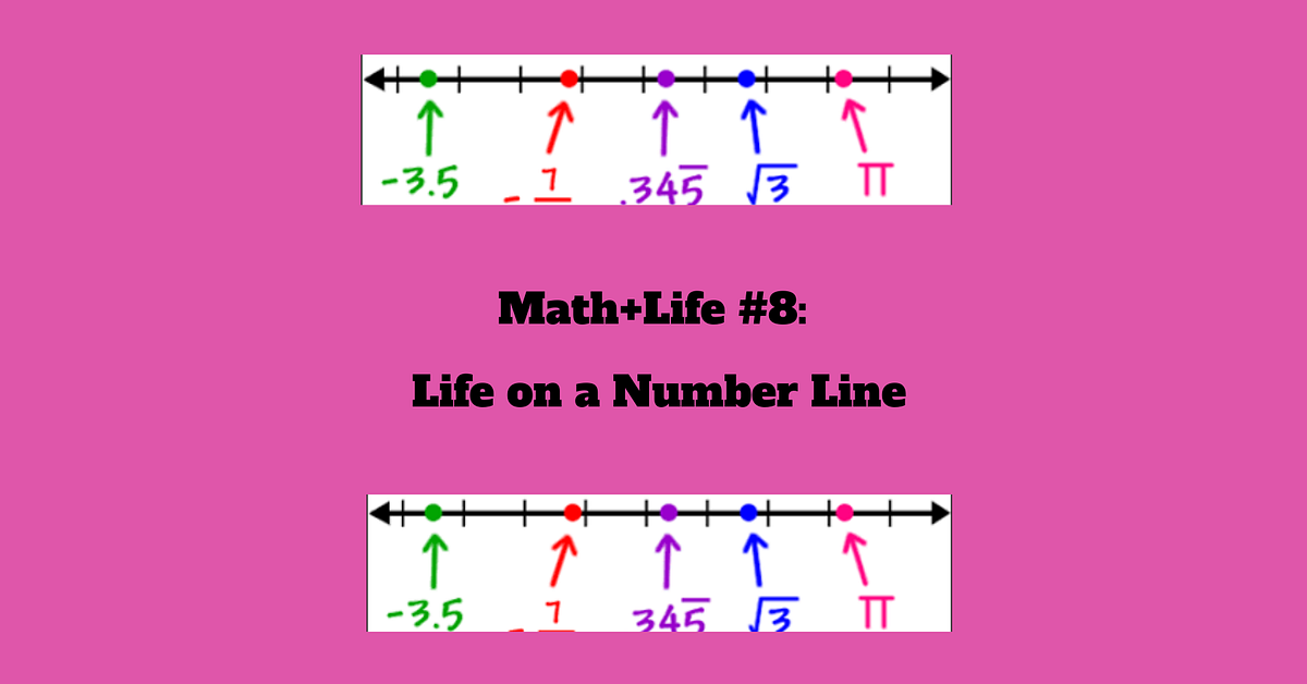 Life on a Number Line. Math+Life #8, September 28, 2018 | by Nikita ...