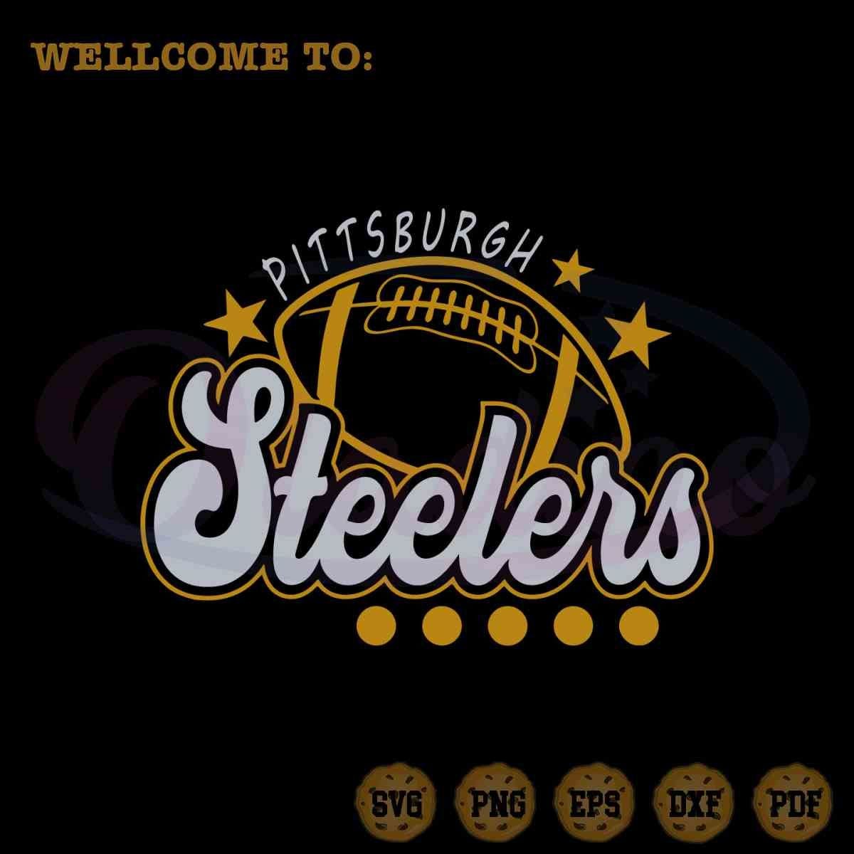 Pittsburgh Steelers NFL Team SVG Football Players File For Cricut ...