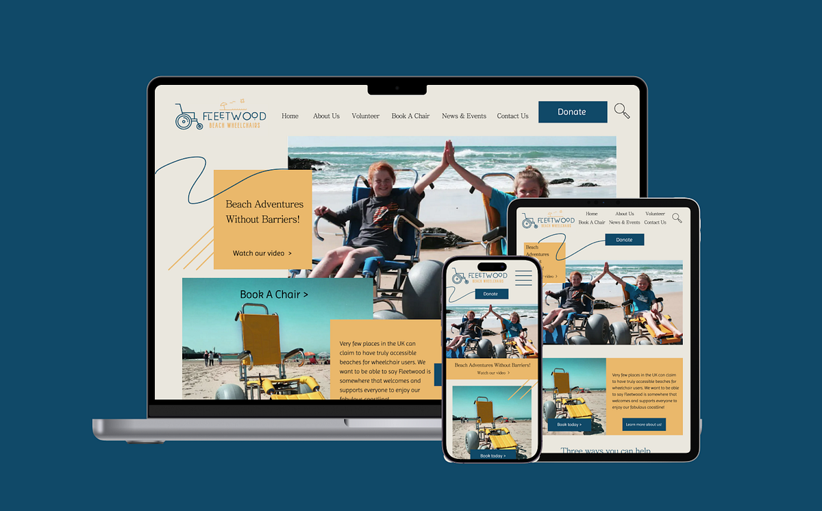 UI Responsive Design — Charity Landing Page Redesign | by Anisah Khokhar | Medium
