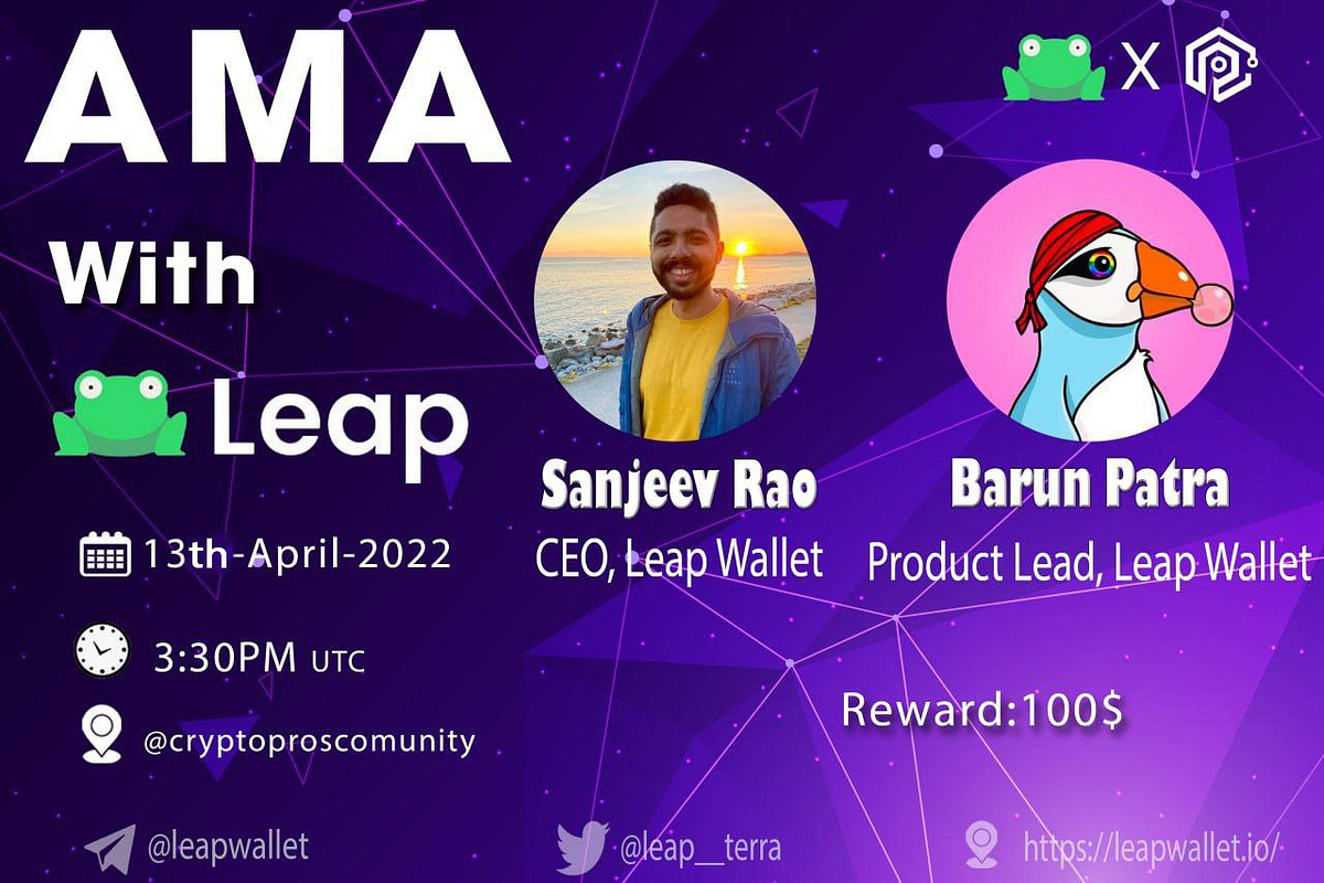 RECAP AMA. CryptoPros Community × Leap Wallet | by CryptoProsCM | Medium