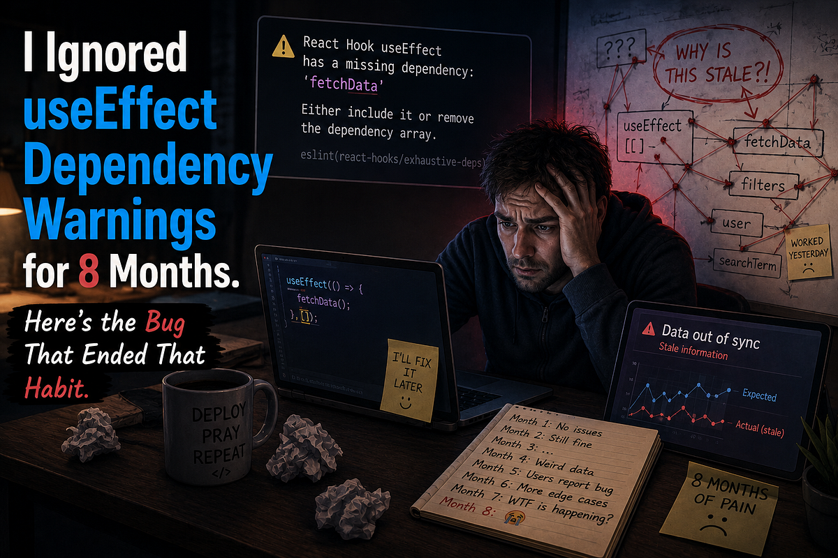 I Ignored useEffect Dependency Warnings for 8 Months. Here’s the Bug ...