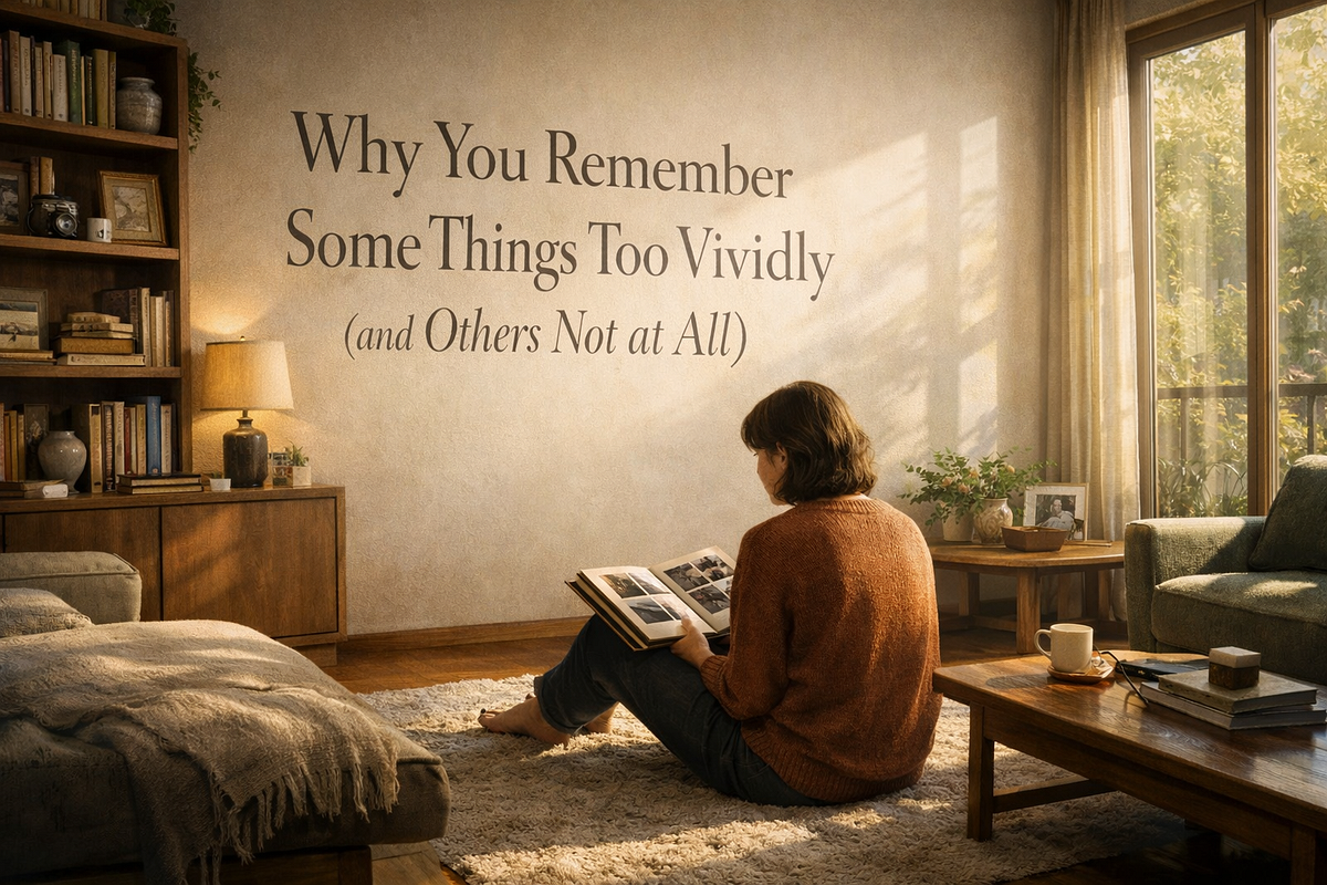 “Why You Remember Some Things Too Vividly (and Others Not at All)” | by ...