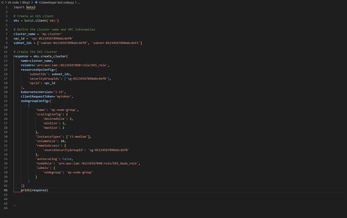 AWS Code Whisperer: Keeping Your AWS Code Secure | by Chandramouli ...