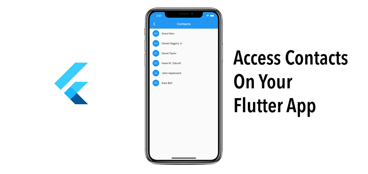How To Access Contacts On Your Flutter App | by Marvin | Xenon Labs ...
