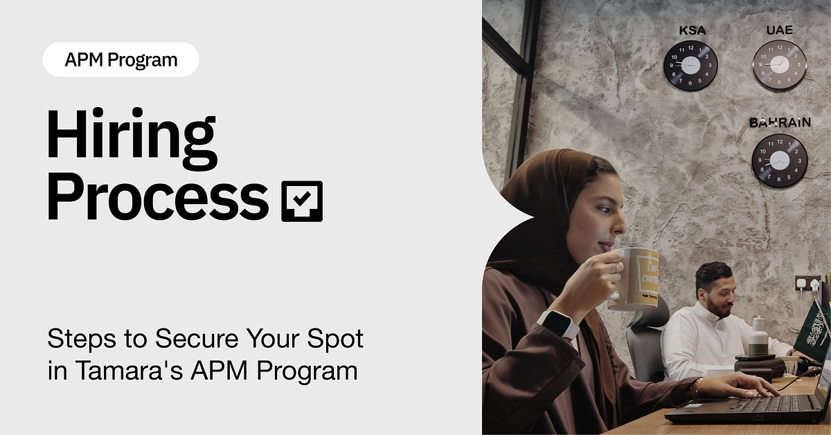 Take a look at how we hire: Tamara APM Program | by Tamara | Tamara ...