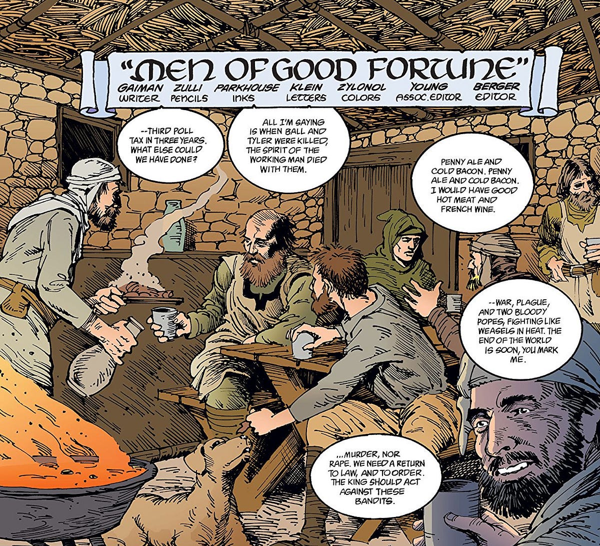 Resenha: O Homem de Boa Fortuna (Sandman, Neil Gaiman) | by Gabriel Vince | Medium