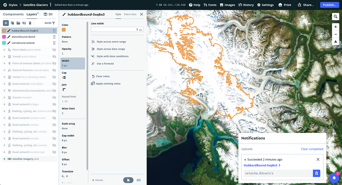 Visor de Glaciares basado en Storytelling de MapBox | by Xenia Lecha ...