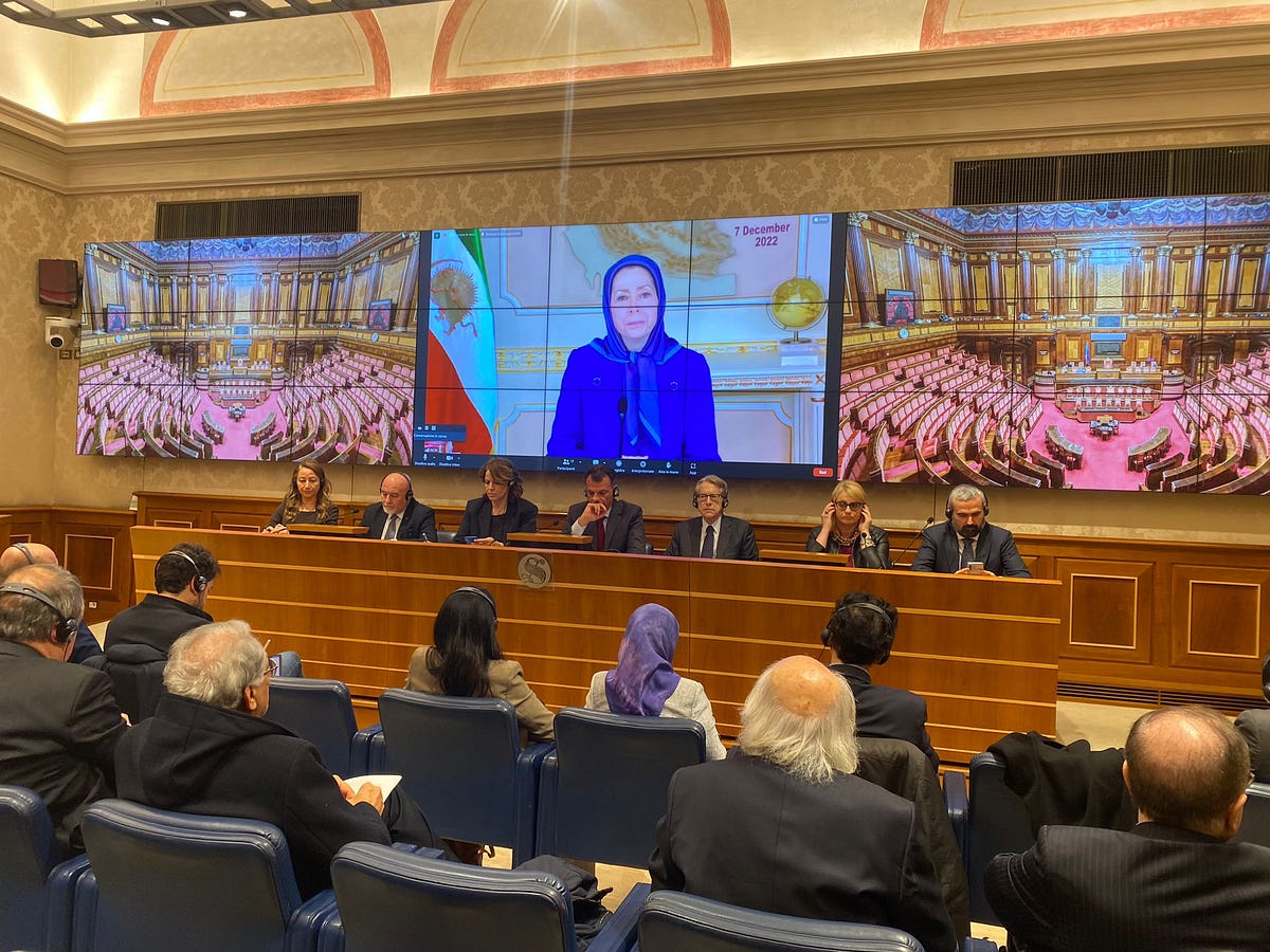 Italian Senate and Parliament members support Iranian people’s uprising ...