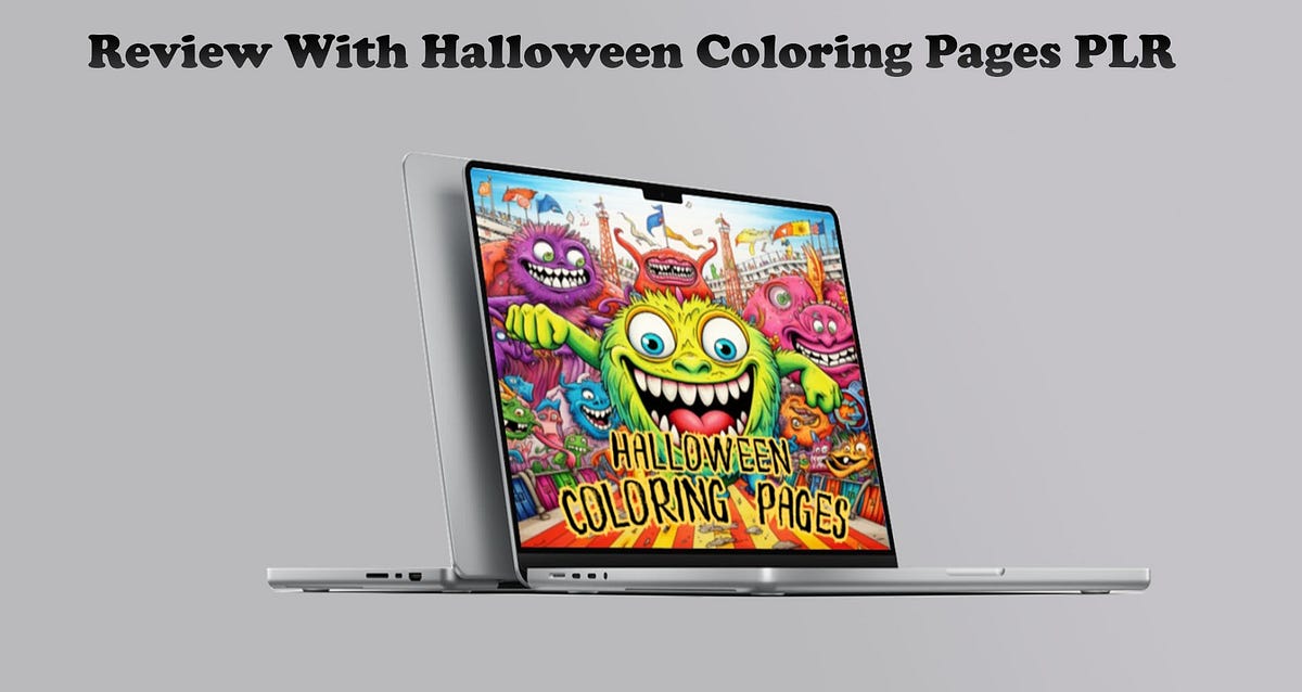 Halloween Coloring Pages PLR Review | Unlock Your Revenue Potential ...