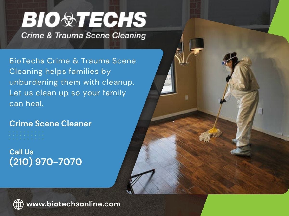Crime Scene Cleaner Prevent Your Home From Becoming A Biohazard | by ...