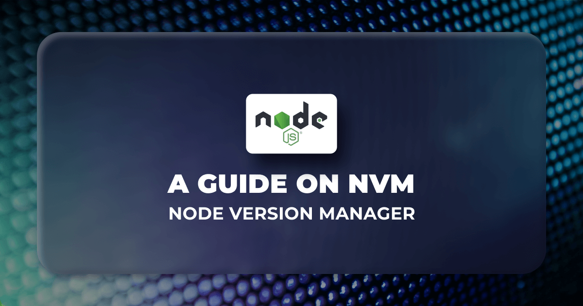How to install Node.js by NVM?. Using NVM manage the multiple node… | by Jeyanth | Medium