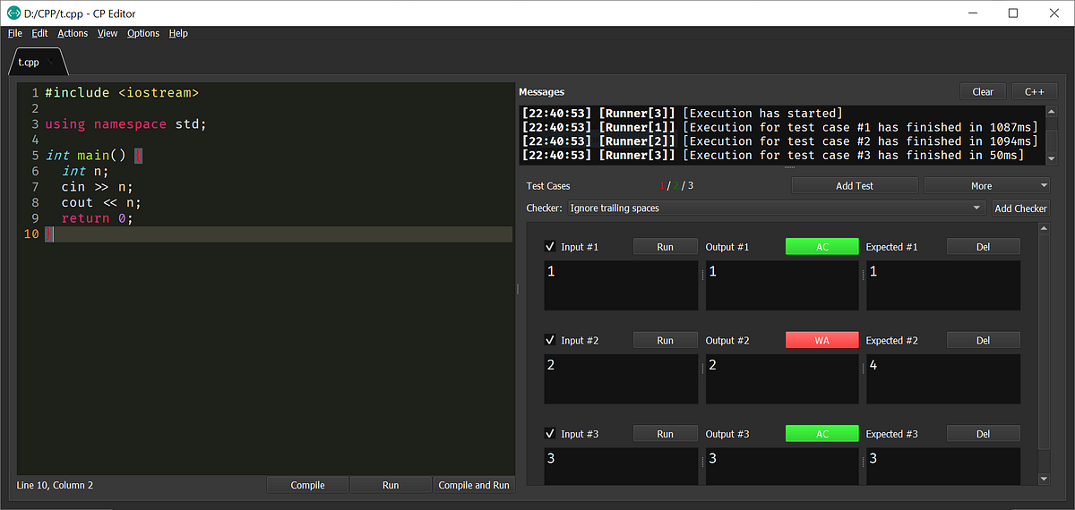 C++ Fast & Simple Editor setup. After tons of nights trying to find… | by Vibunkumar V S | Medium