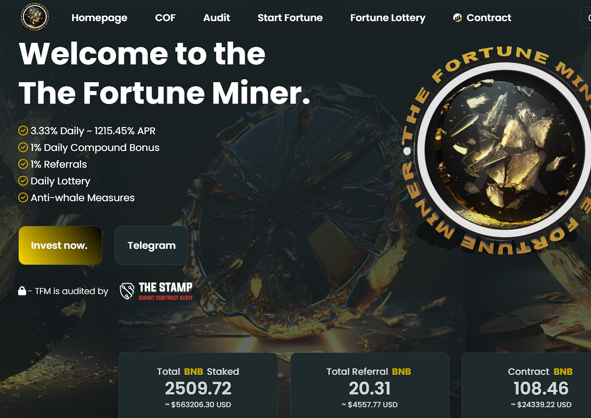 Reviving my TFM Earnings. Attempting to increase my Fortune Miner… | by ...