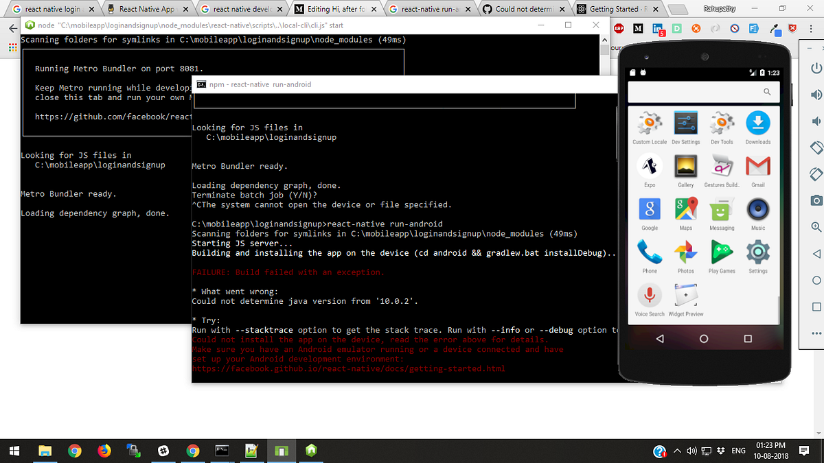 Hi, after followed all of your instructions, am getting this error on ...