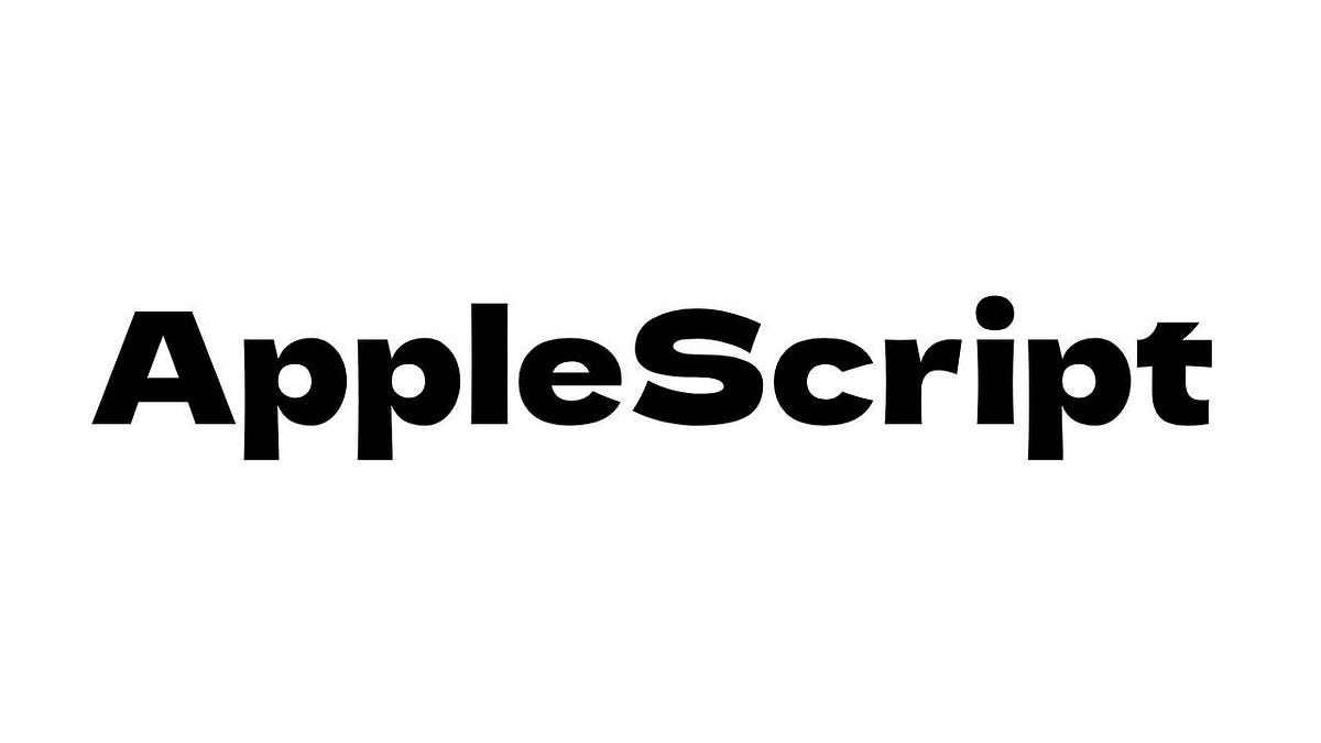 AppleScript: The Language of Automation and Imagination | by Mwenda Kelvin | Medium