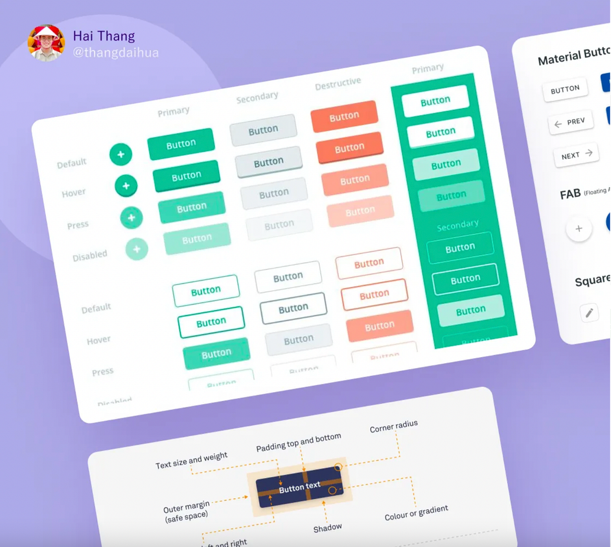 UI Kit with Figma — Part 4: Fully interactive button library. | by Mynavi TechTus Vietnam | Medium