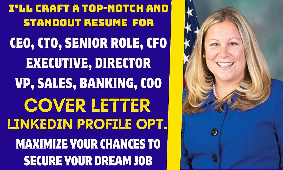 I will perfect sales, vp, svp, finance, ceo, executive, banking, senior ...