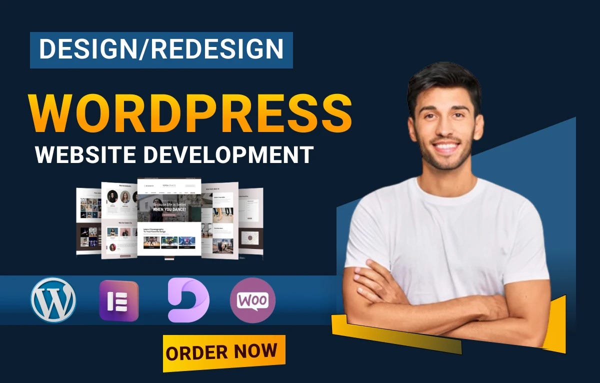 I will do responsive WordPress website design and development via pro elementor, divi | by KAMAL ...