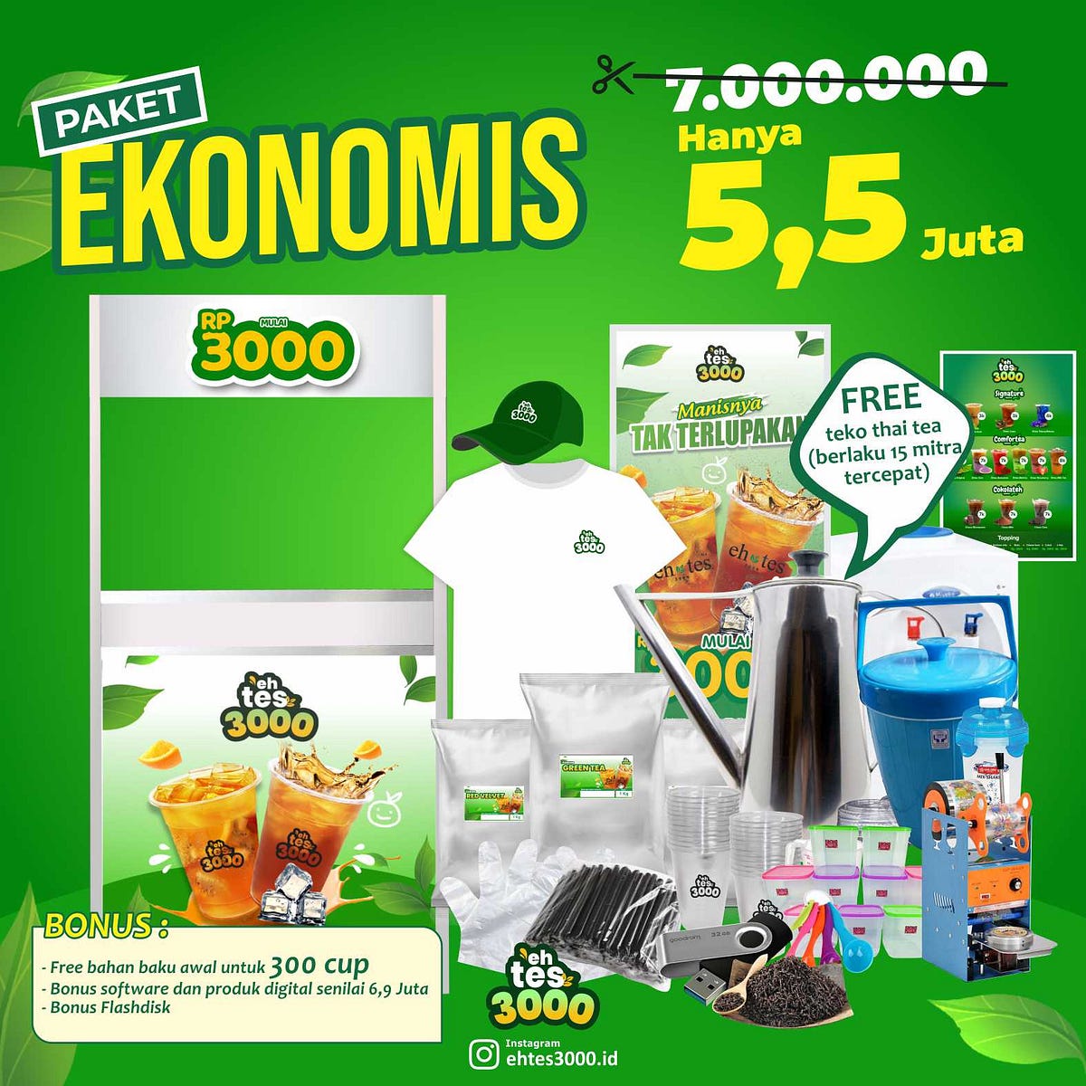 Paket Usaha Eh Tes 3000 yang Viral dan Kekinian 082110005451 Eh Tes ...