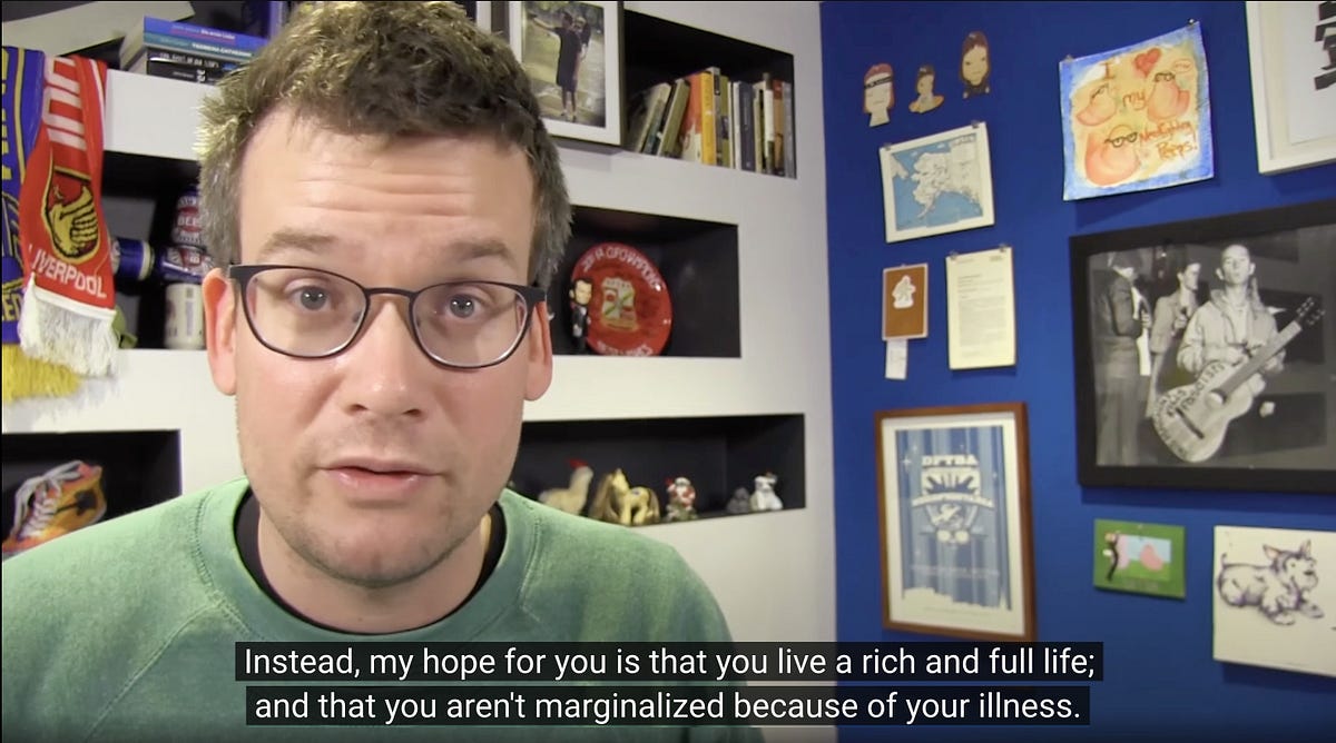 Author John Green on chronic mental illness | by Dave Cortright | Medium