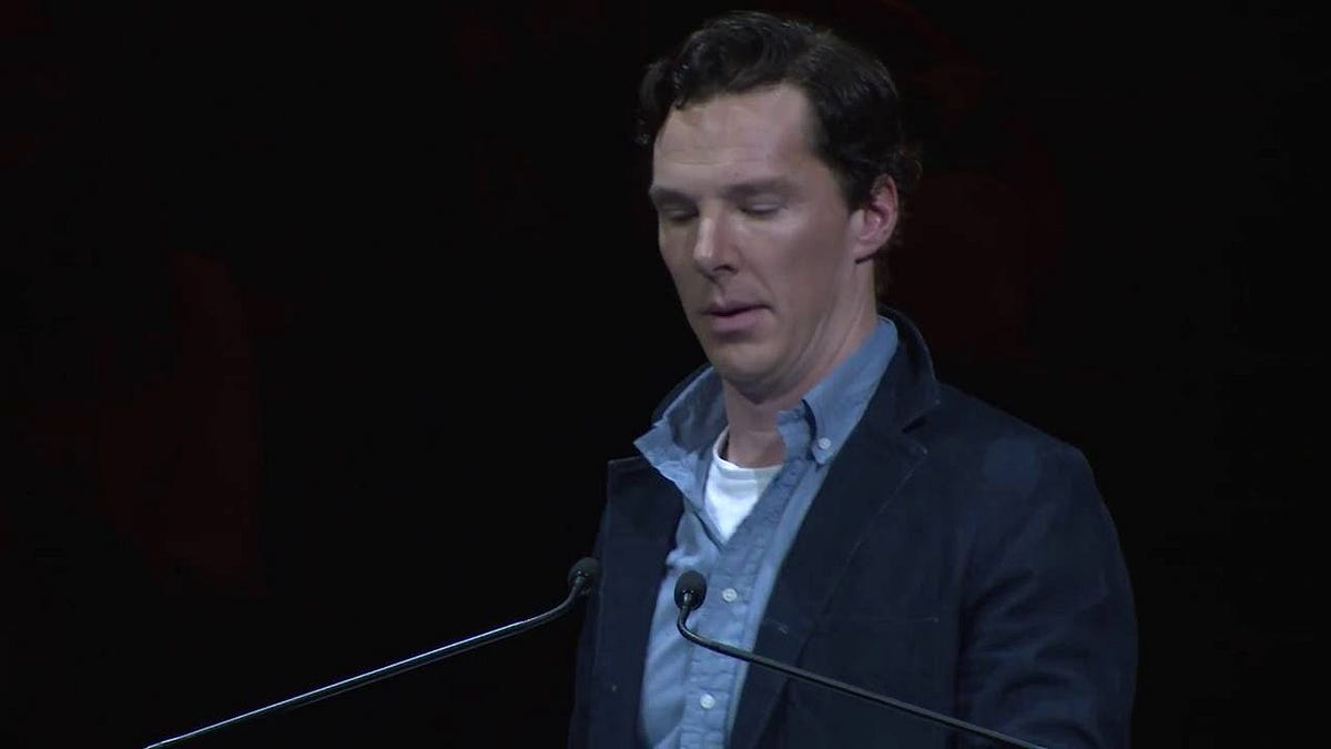 Benedict Cumberbatch Middle Finger