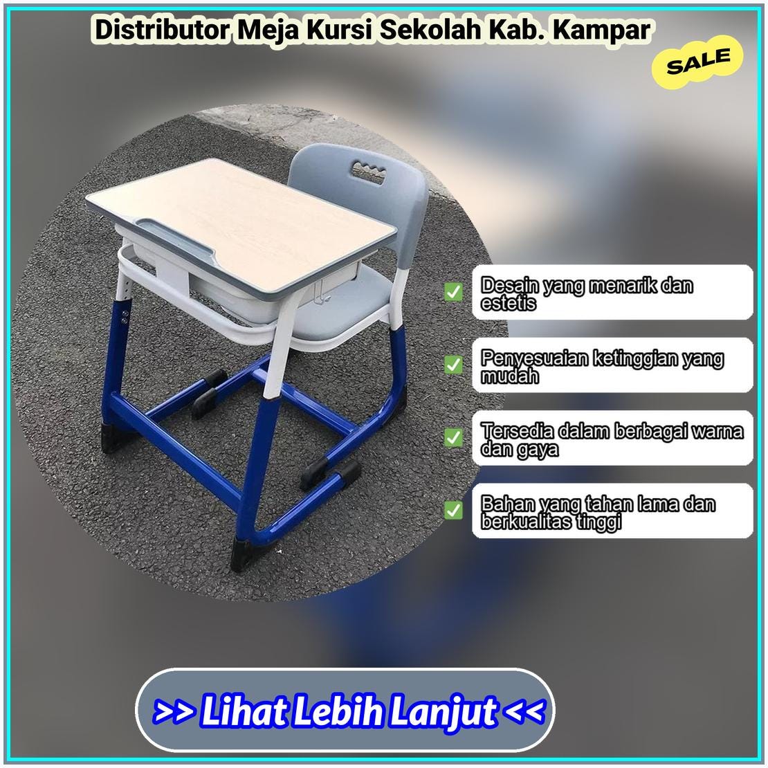 Distributor Meja Kursi Sekolah Kab Kampar - Sekolahmejabelajar - Medium