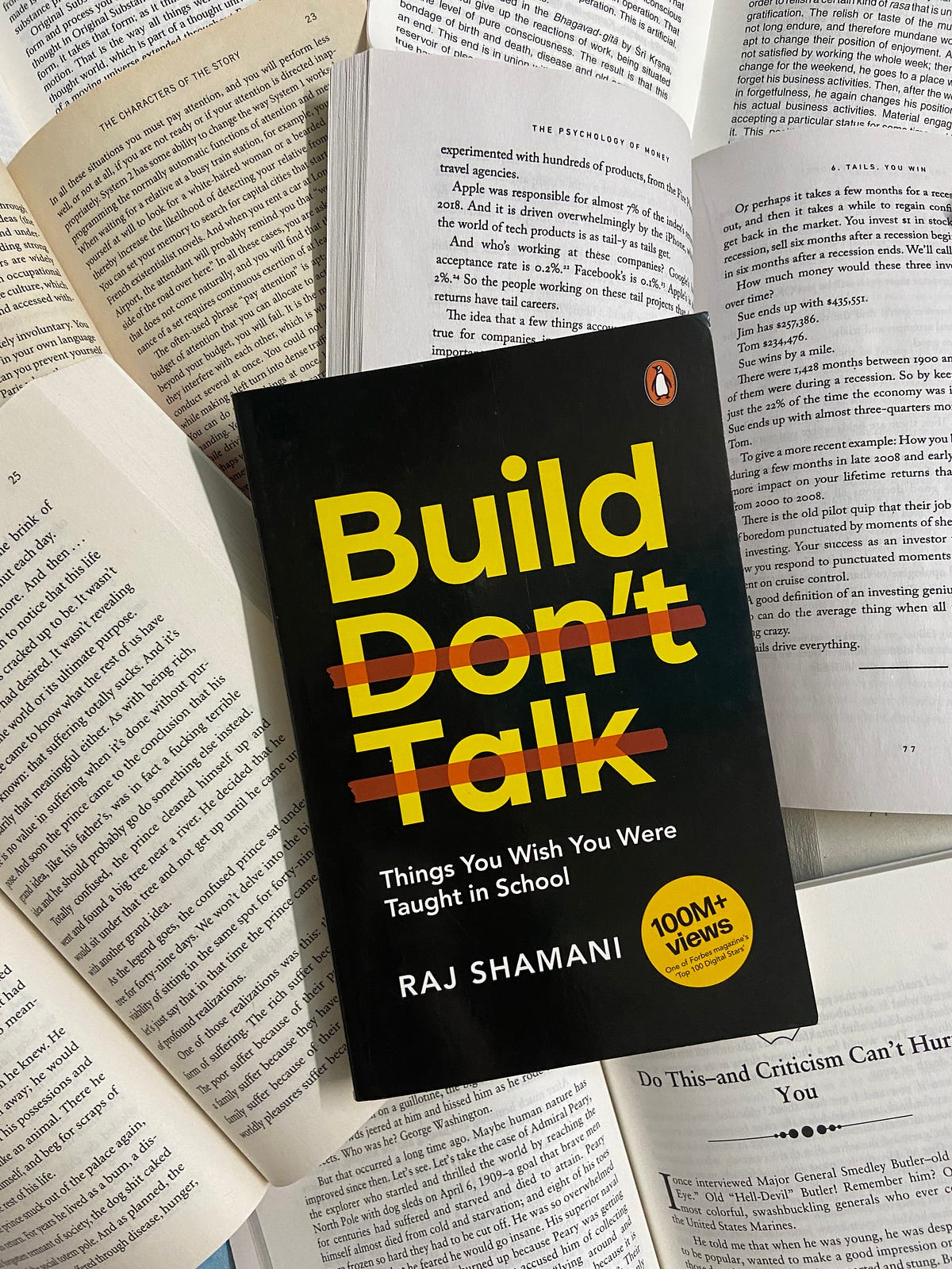 Build , Don’t Talk — By Raj shamani | by mansi hirani | Medium