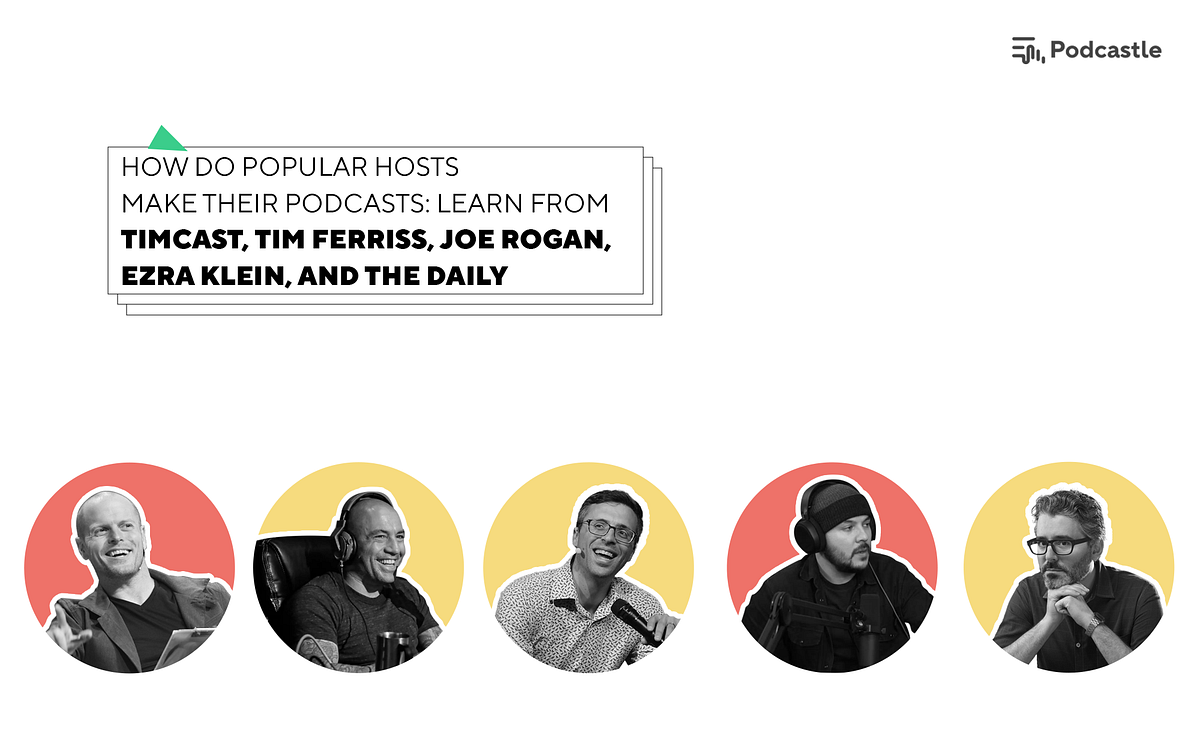How do popular hosts make their podcasts: Learn from Timcast, Tim ...