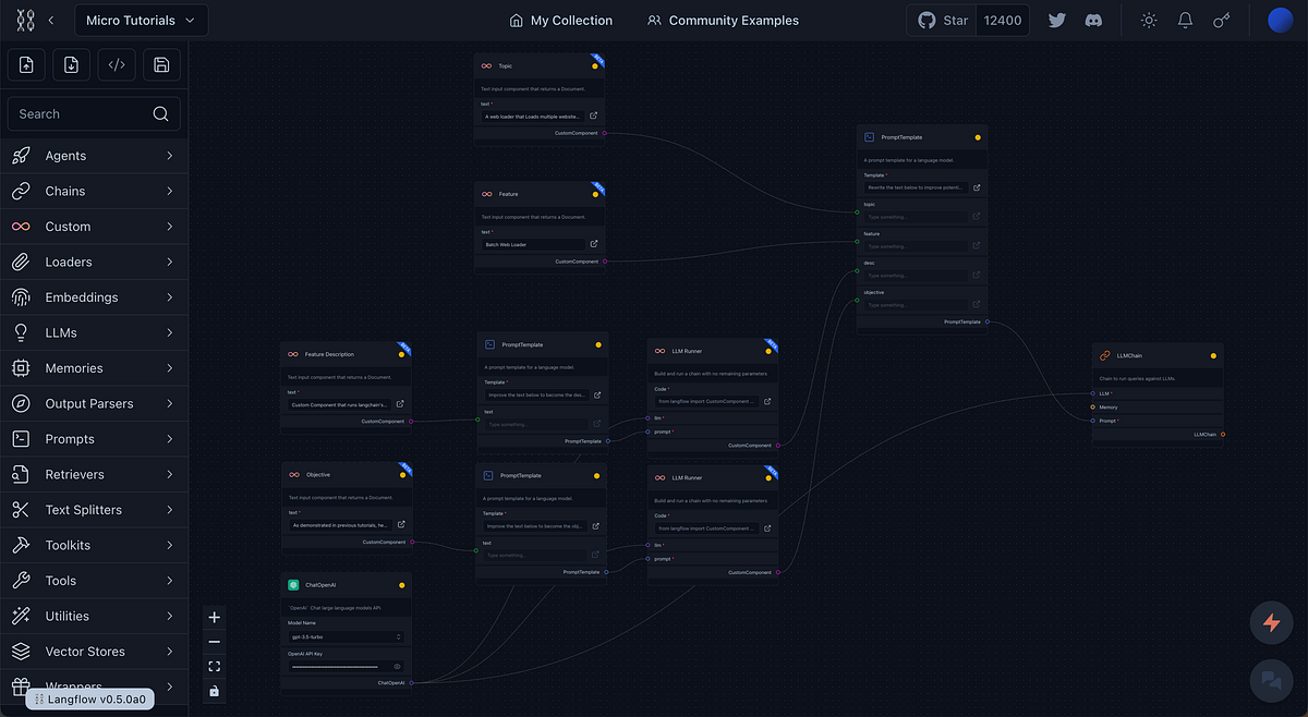 Langflow Micro Tutorials — Micro Tutorial Writer | by Rodrigo Nader | Langflow | Medium