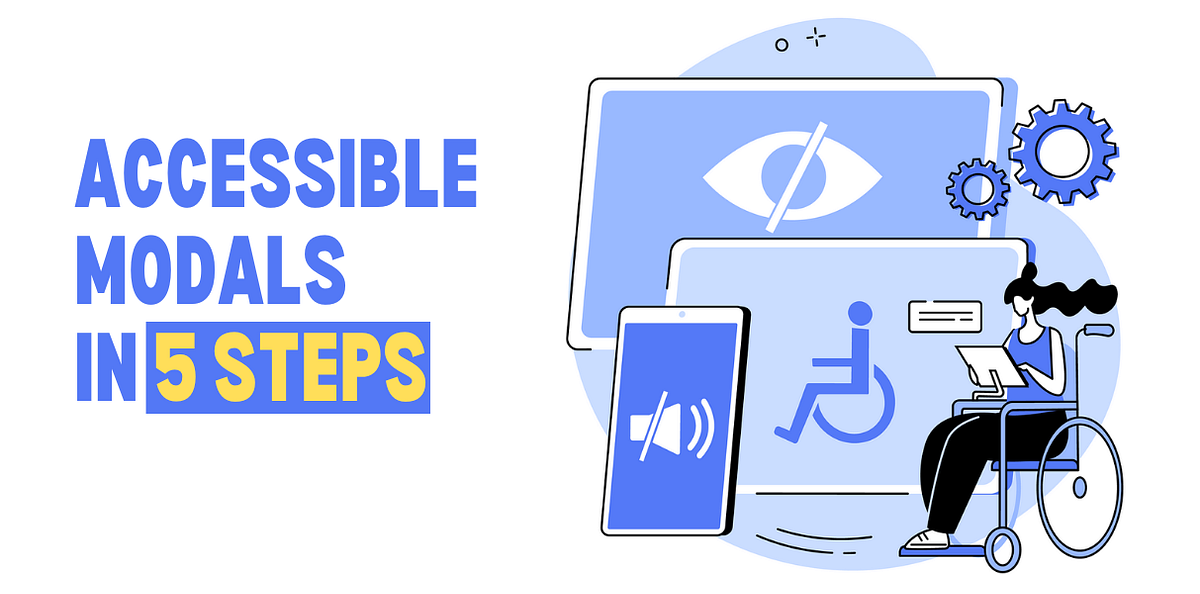 Accessible Modals in 5 Steps. Accessibility is mostly about following… | by Fotis Adamakis | Medium