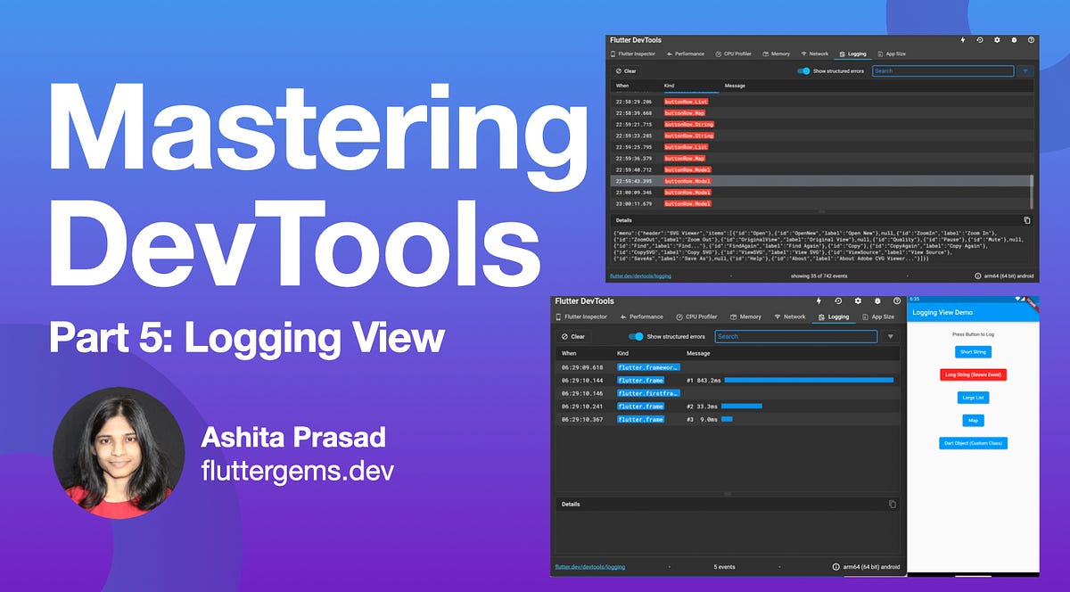 Mastering Dart & Flutter DevTools — Part 5: Logging View | by Flutter Gems | Medium