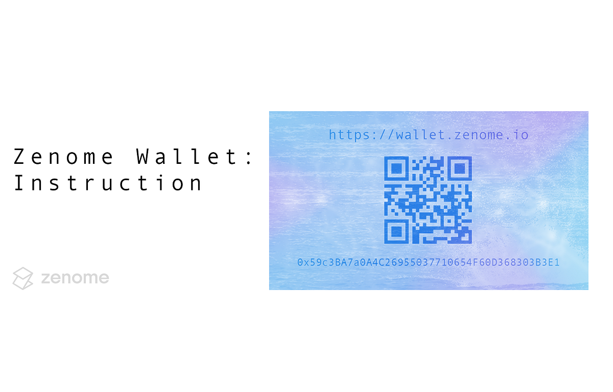 How to use Zenome Wallet. Go to wallet.zenome.io and register a… | by ...