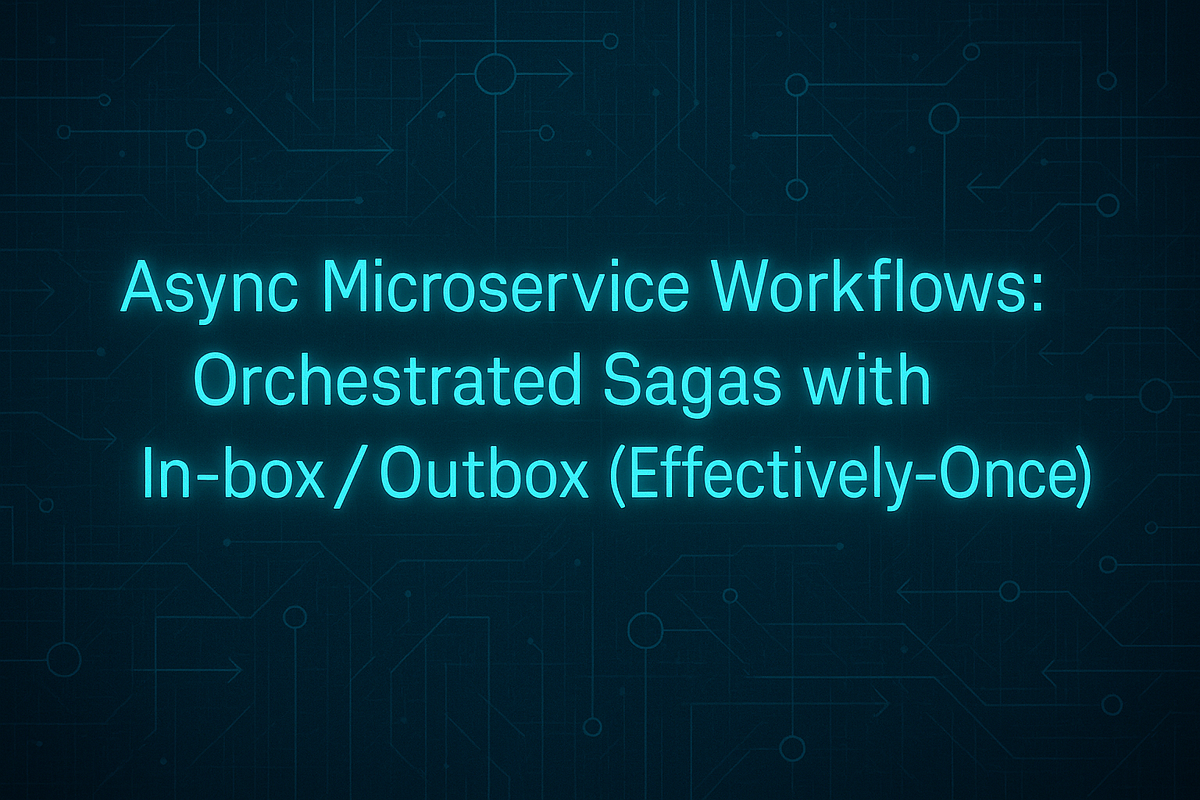 HLD Concepts| Async Workflow Pattern for Microservices (Orchestrated ...