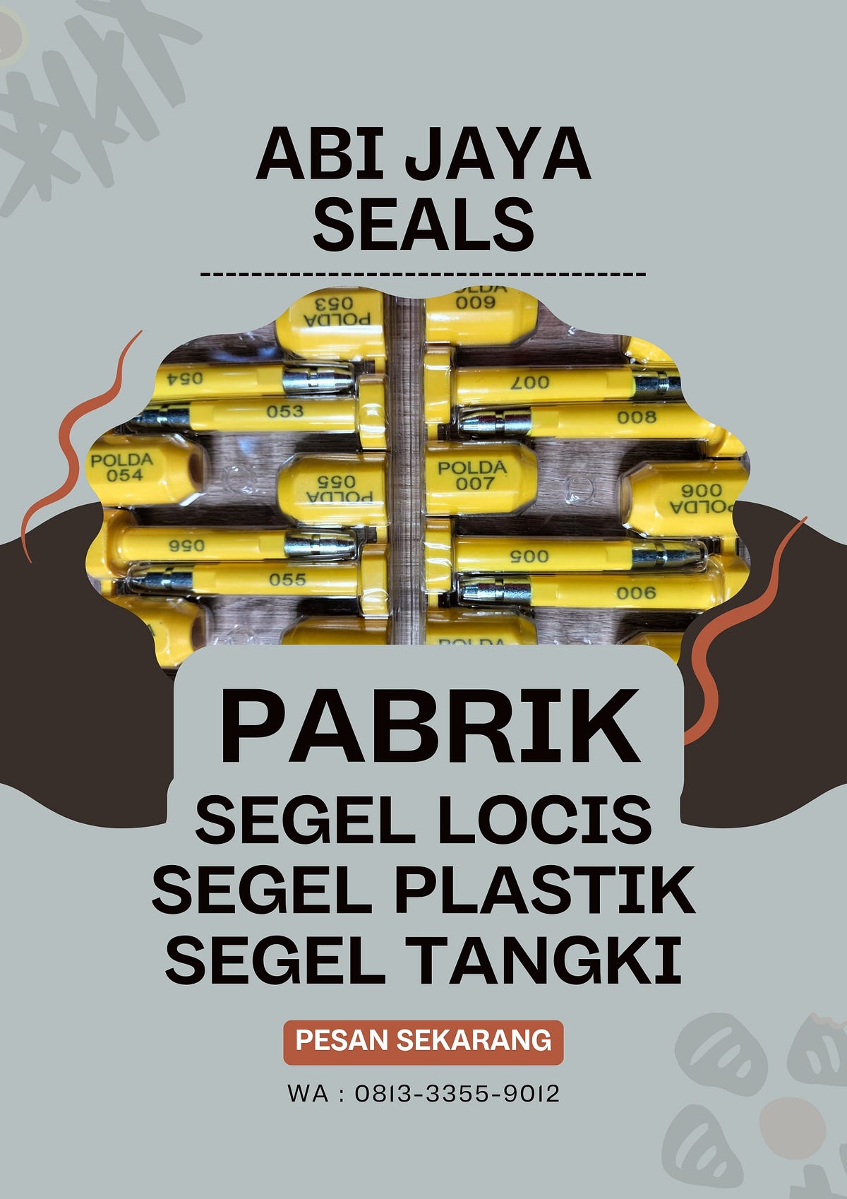 WA : 0813–3355–9012 Pabrik Jual Toko Segel Plastik Locis Tangki Boalemo ...