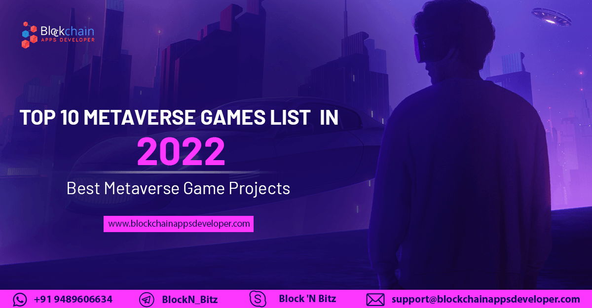 Best Metaverse Games In 2022 — #BlockchainAppsDeveloper - Harry Wilson ...
