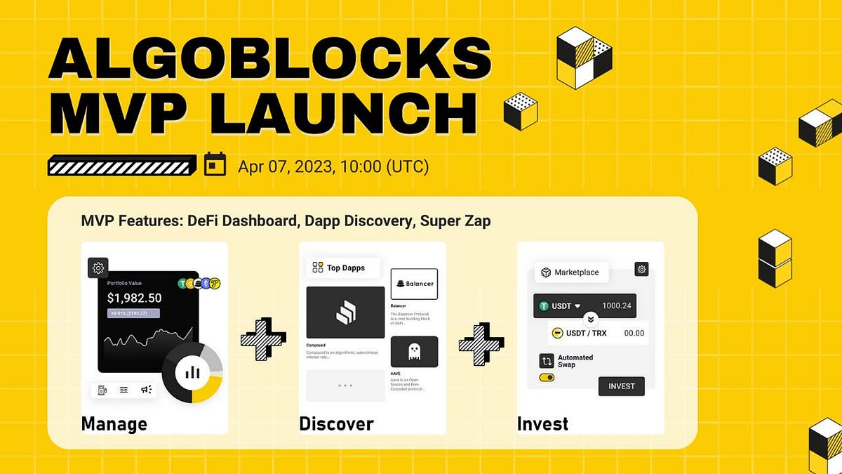 🚀#AlgoBlocks Dapp MVP is going to launch officially on Apr 07, 2023, 10 ...