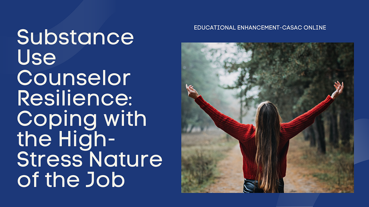 Substance Use Counselor Resilience: Coping with the High-Stress Nature ...