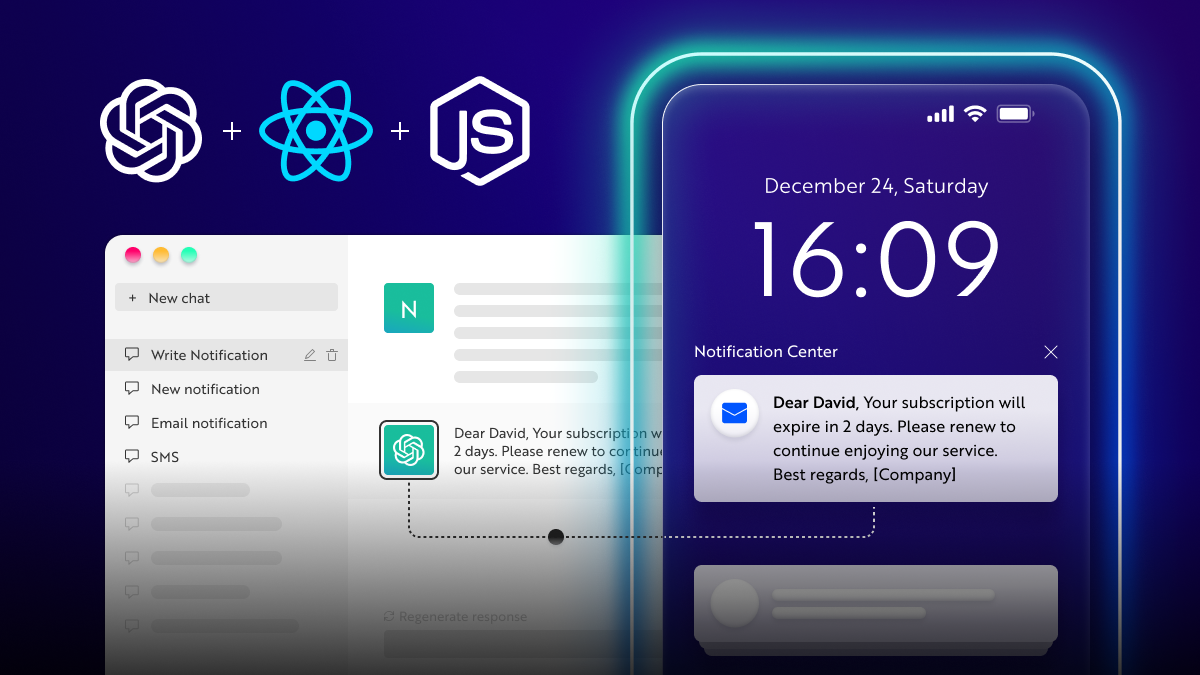 Master Notifications With Chatgpt React And Nodejs 🧨 By Nevo David Dev Genius 5964