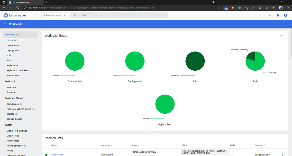 K8S Dashboard on Rancher Desktop. จากบทความก่อนหน้านี้ที่เราได้ลองดูภาพรวม… | by วัฒนชัย วงศ์ ...