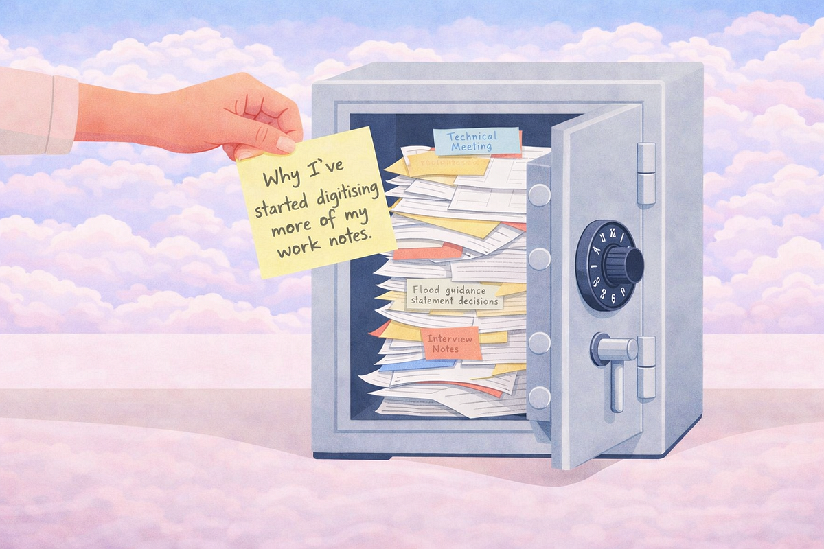 Why I’ve started digitising more of my work notes. | by Robert Cowling ...