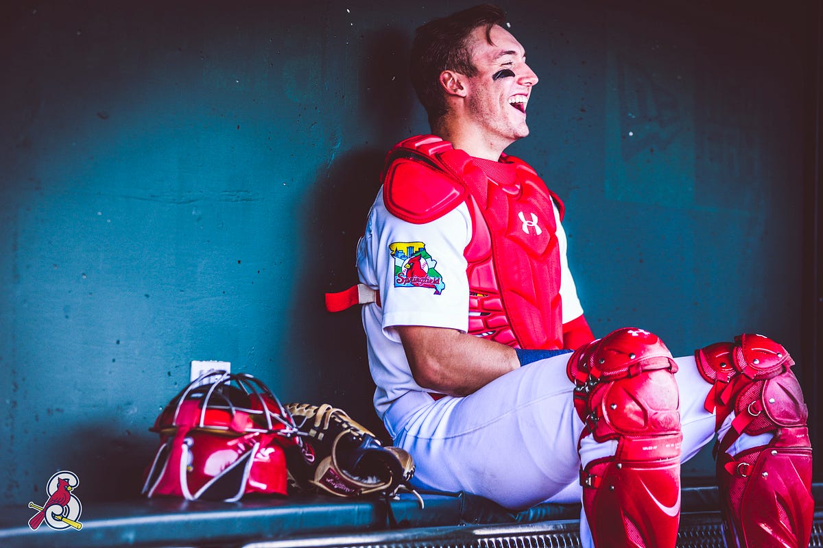 2018 Top 100 Photos: Andrew Knizner Laughing | by Springfield Cardinals ...