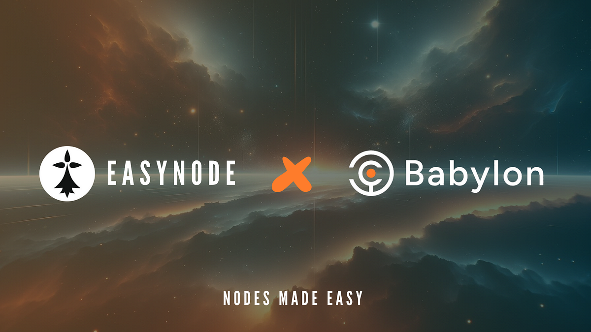Your Babylon Node with EasyNode. Everything you need to know about… | by BreizhNode | Jan, 2025 ...