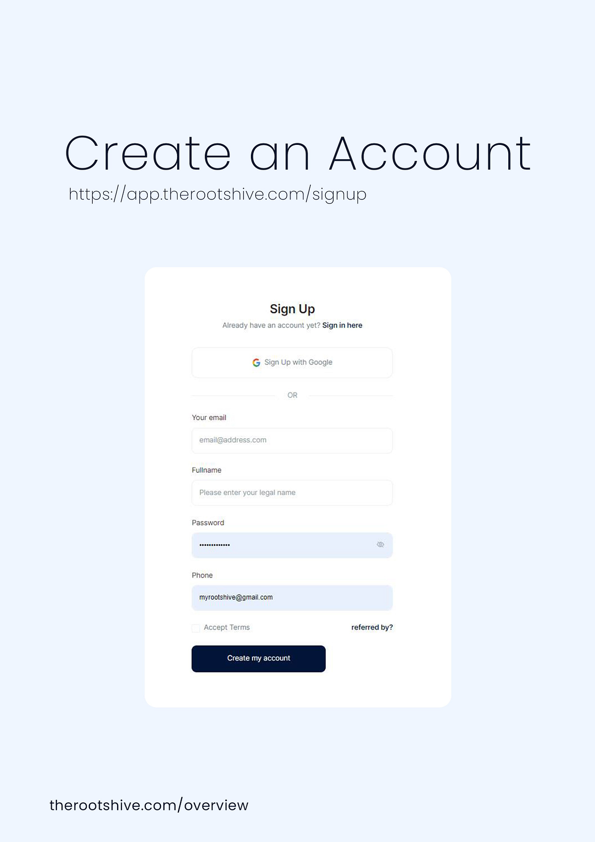 HOW TO CREATE A ROOTSCARD LINK. The Rootscard is a multifunctional ...