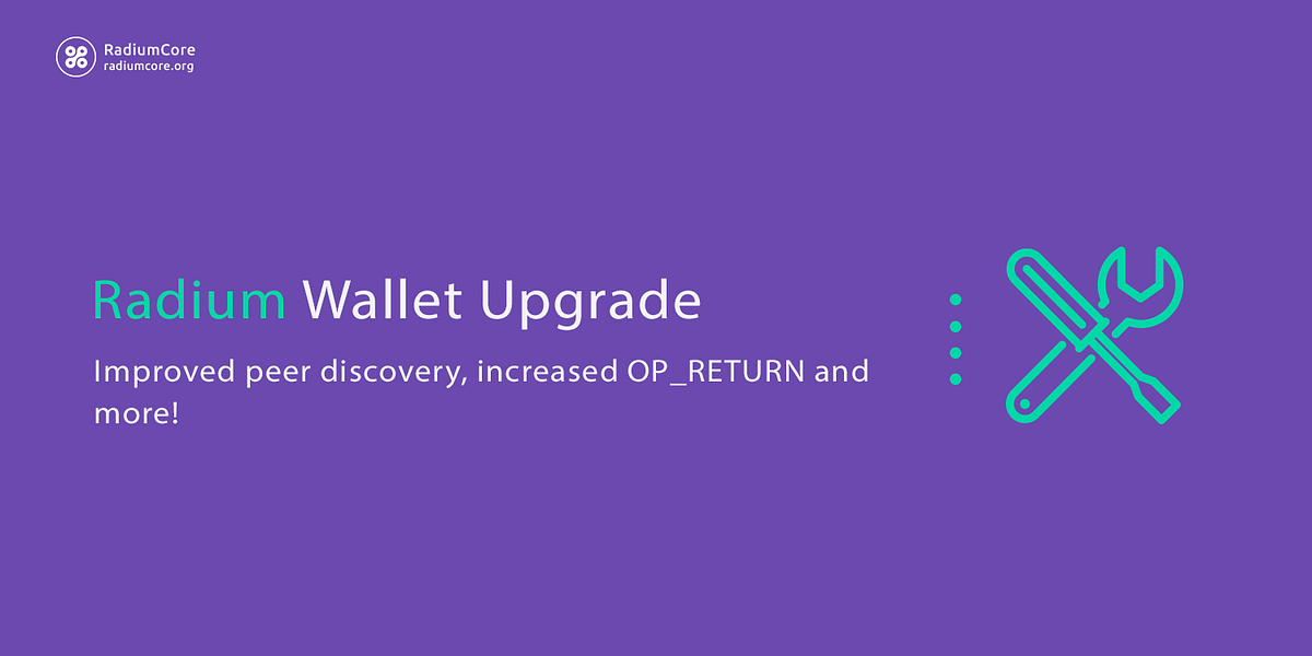 Radium Update #41 — Radium Core v1.4.7 Upgrade | by Alaniz | Validity ...