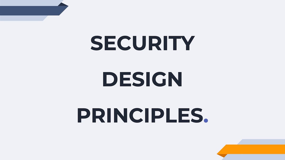 REST Security Design Principles. Join us to learn 8 high level security ...