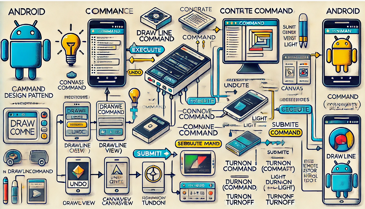 Understanding the Command Design Pattern and Its Role in Android Development | by Sandeep Kella ...
