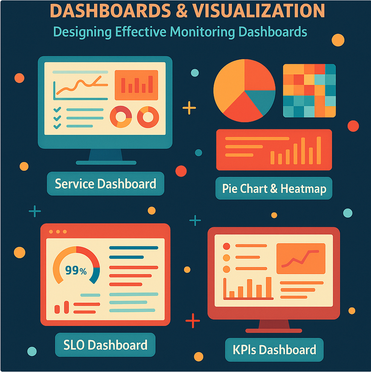 📘 Day 12 — Dashboards & Visualization: Designing Effective Monitoring ...