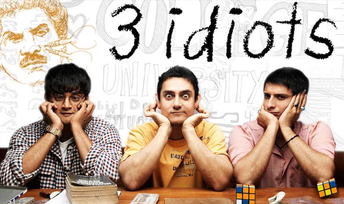 3 IDIOTS. — One of my favorite films | by Nikhitha Grace Josh | Medium