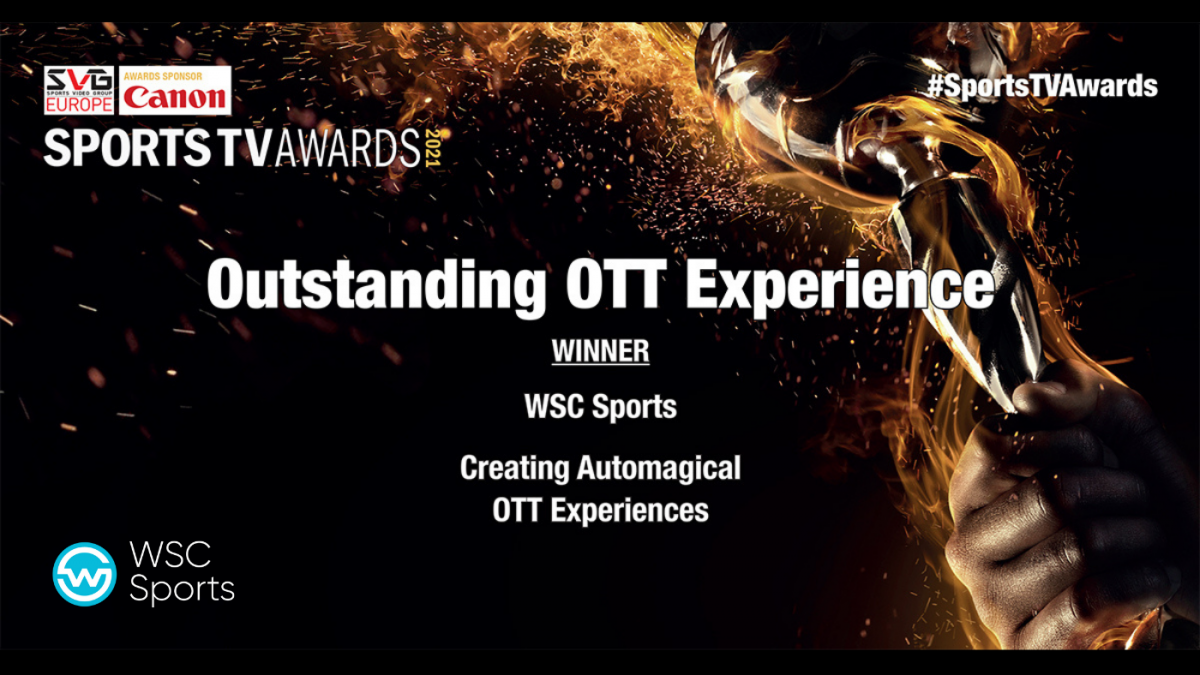 WSC Sports Wins Award for Outstanding OTT Experience at the Sports TV ...
