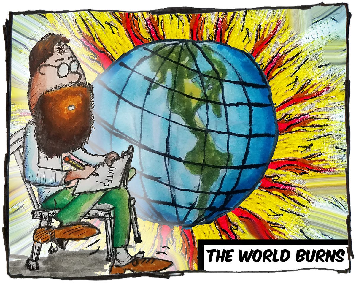 As the World Burns, I Read Stories to My Children | by Walter Rhein ...